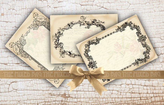 Digital Collage Sheet for Gifts Paper Craft Printable | Etsy