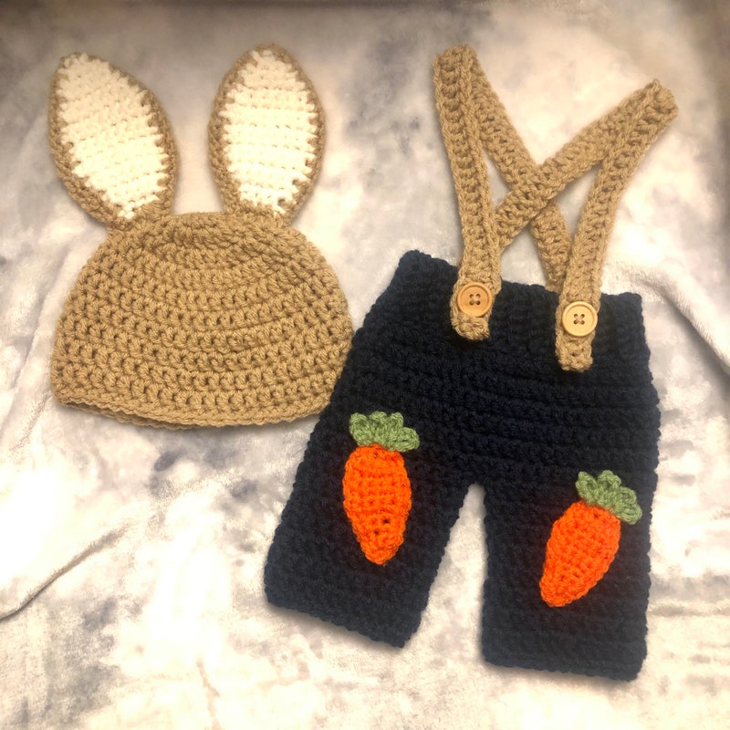 Crochet Bunny Outfit - Etsy