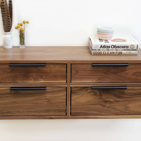 Floating Console Shelf With Drawer - Etsy