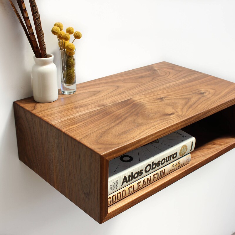 Floating Side Table - Etsy