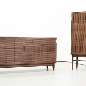 Double Woven Faced Bar Cabinet - Etsy