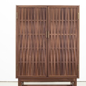 Double Woven Faced Bar Cabinet - Etsy