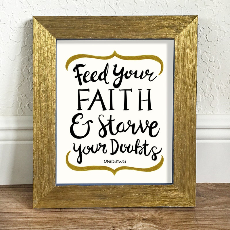 Feed Your Faith - Etsy