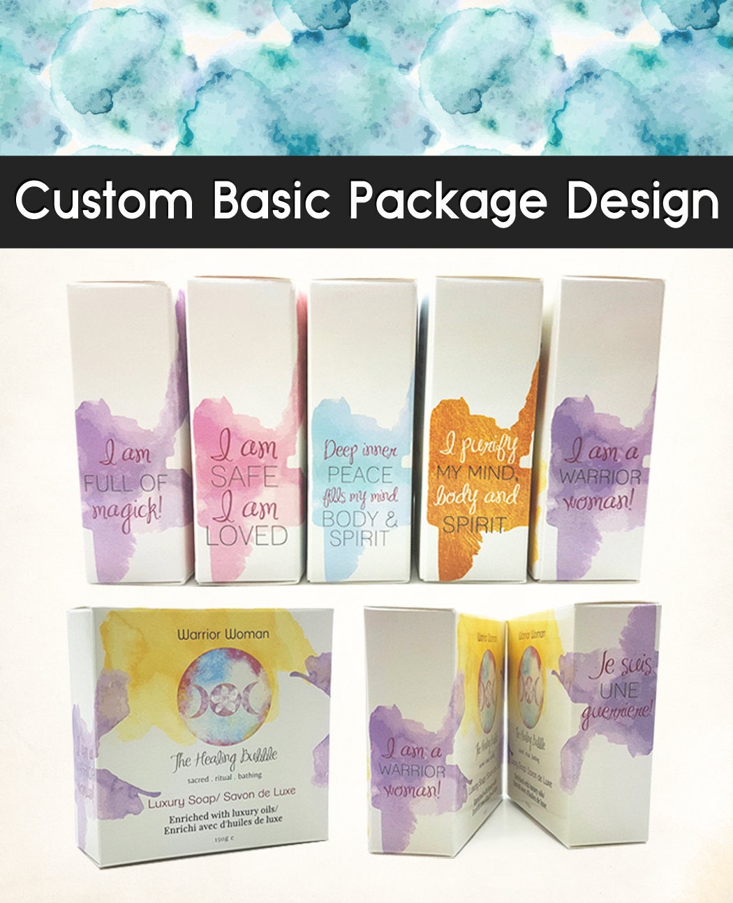 Custom Basic Professional Product Package Design | Etsy