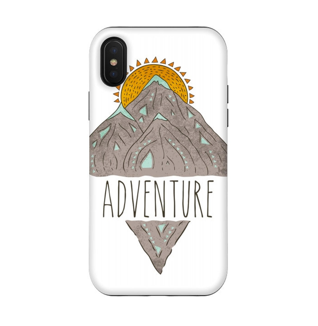 Adventure, Mountains and Sun Phone Case for iPhone Xs Max, Xr, Xs/x, 11 ...
