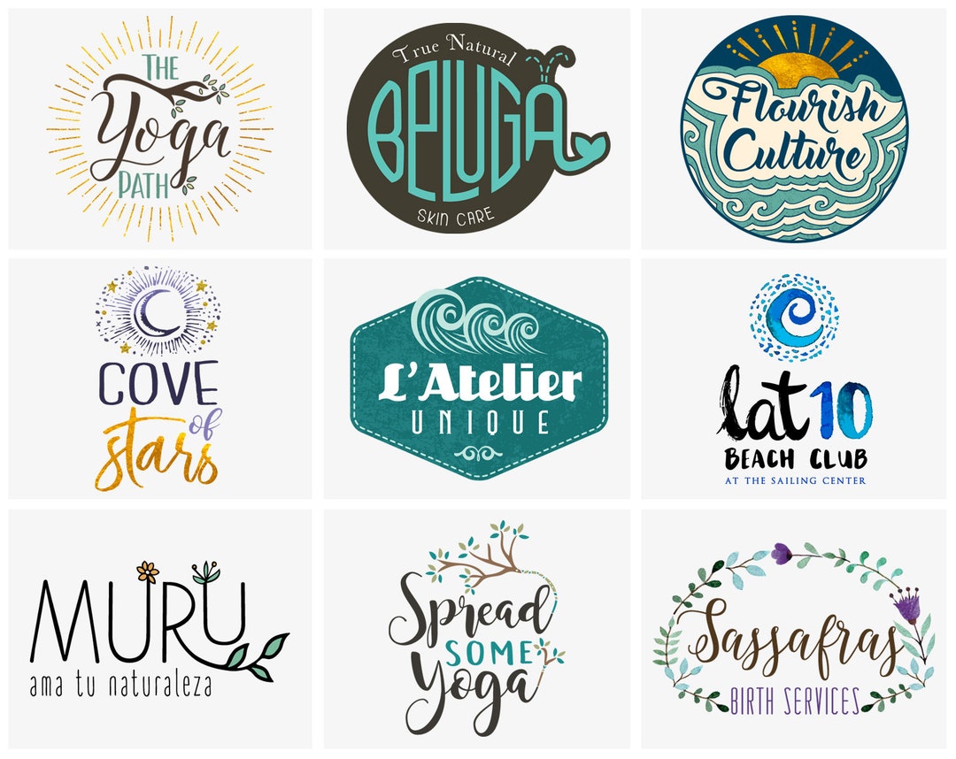 Custom Logo Design - Logo Design Custom - Hand Drawn Logo Design ...