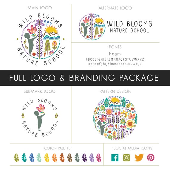 Full Logo & Branding Design Package Etsy Branding Custom | Etsy