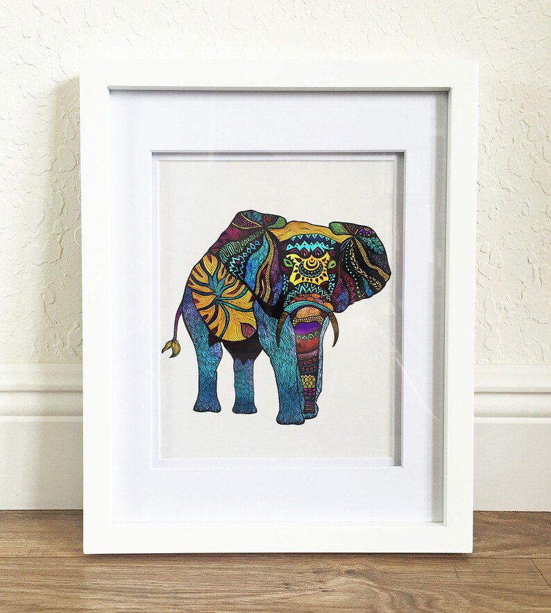 Poster Print Elephant of Namibia 8 X 10 or 11 X 14 for - Etsy