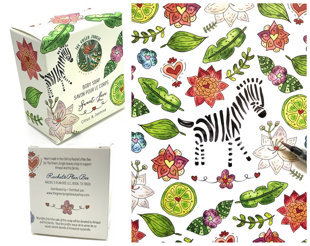 Custom Illustrative Professional Product Package Design - Etsy