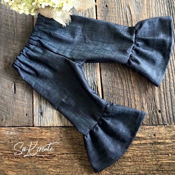 Ruffle Pants - Etsy
