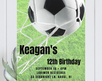 Arsenal Invitations Soccer Invitation Football Invitation - Etsy