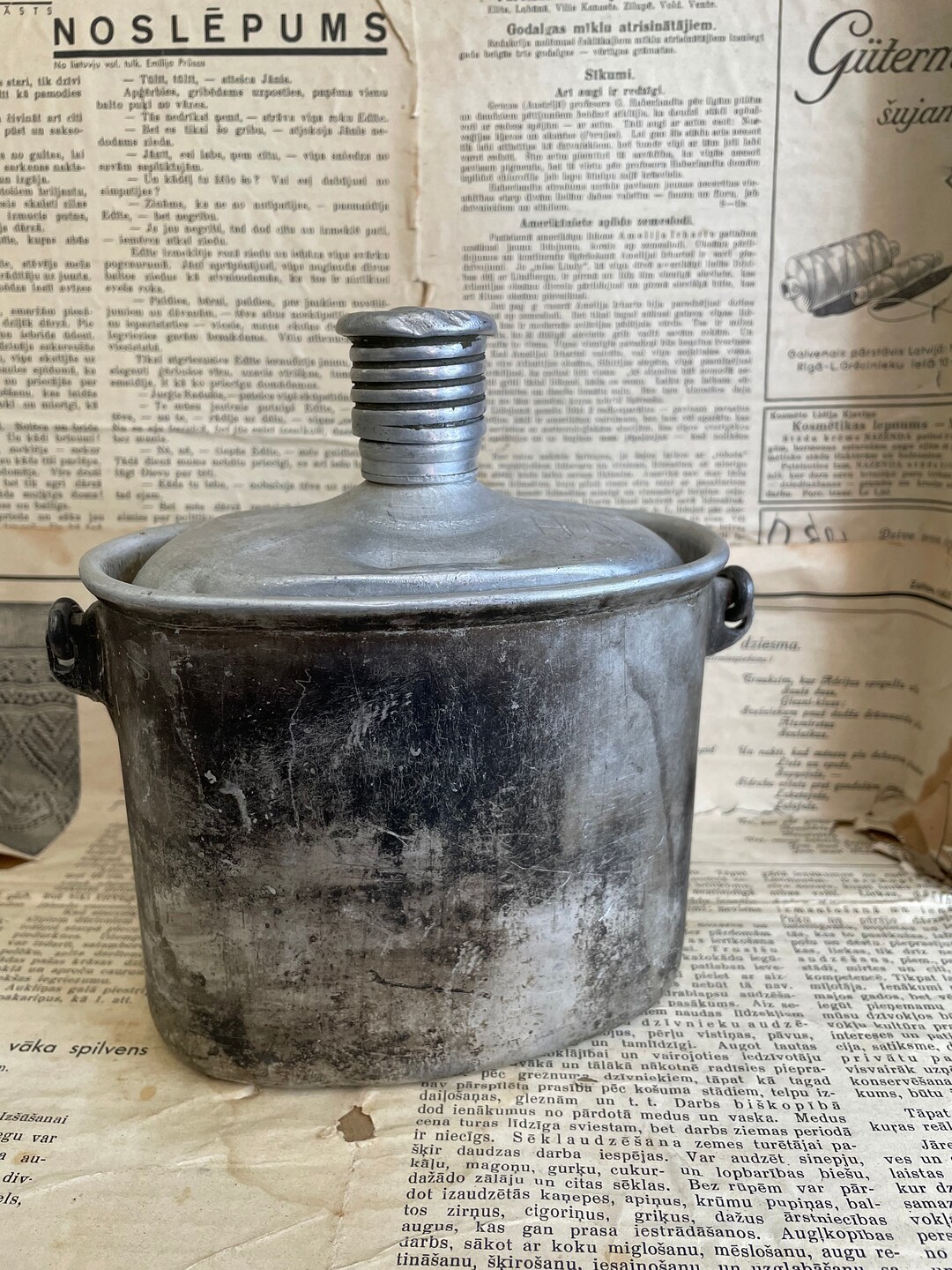 Old and Much-used Soviet Paratrooper's Mess Kit, Incomplete. Vintage ...