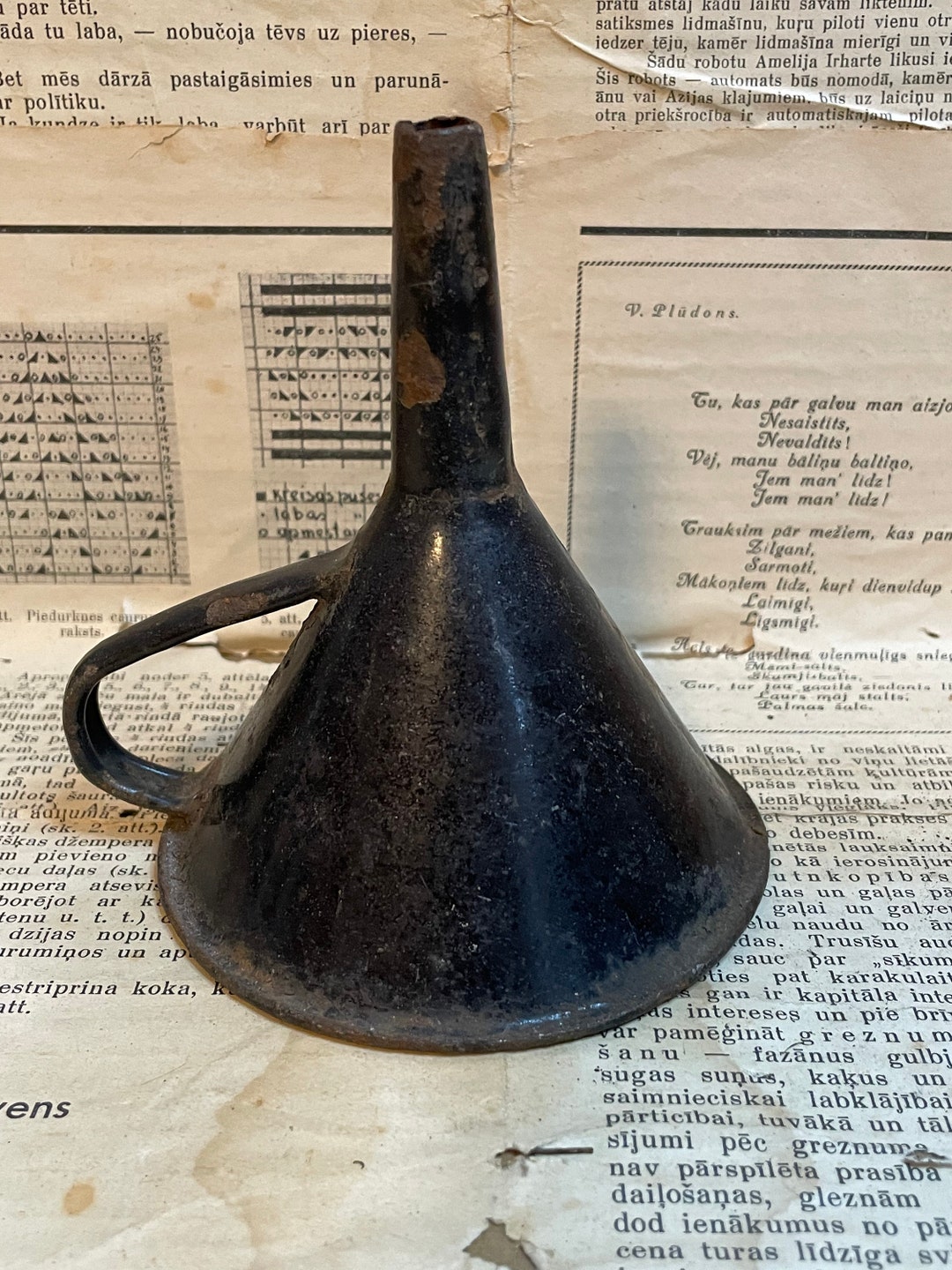 Vintage Kitchen Funnel. an Old Kitchen Tool. - Etsy