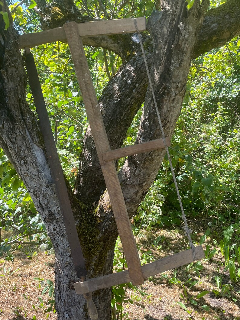 Vintage Two-handed Saw. Rusty Saw. A Retro Tool. - Etsy