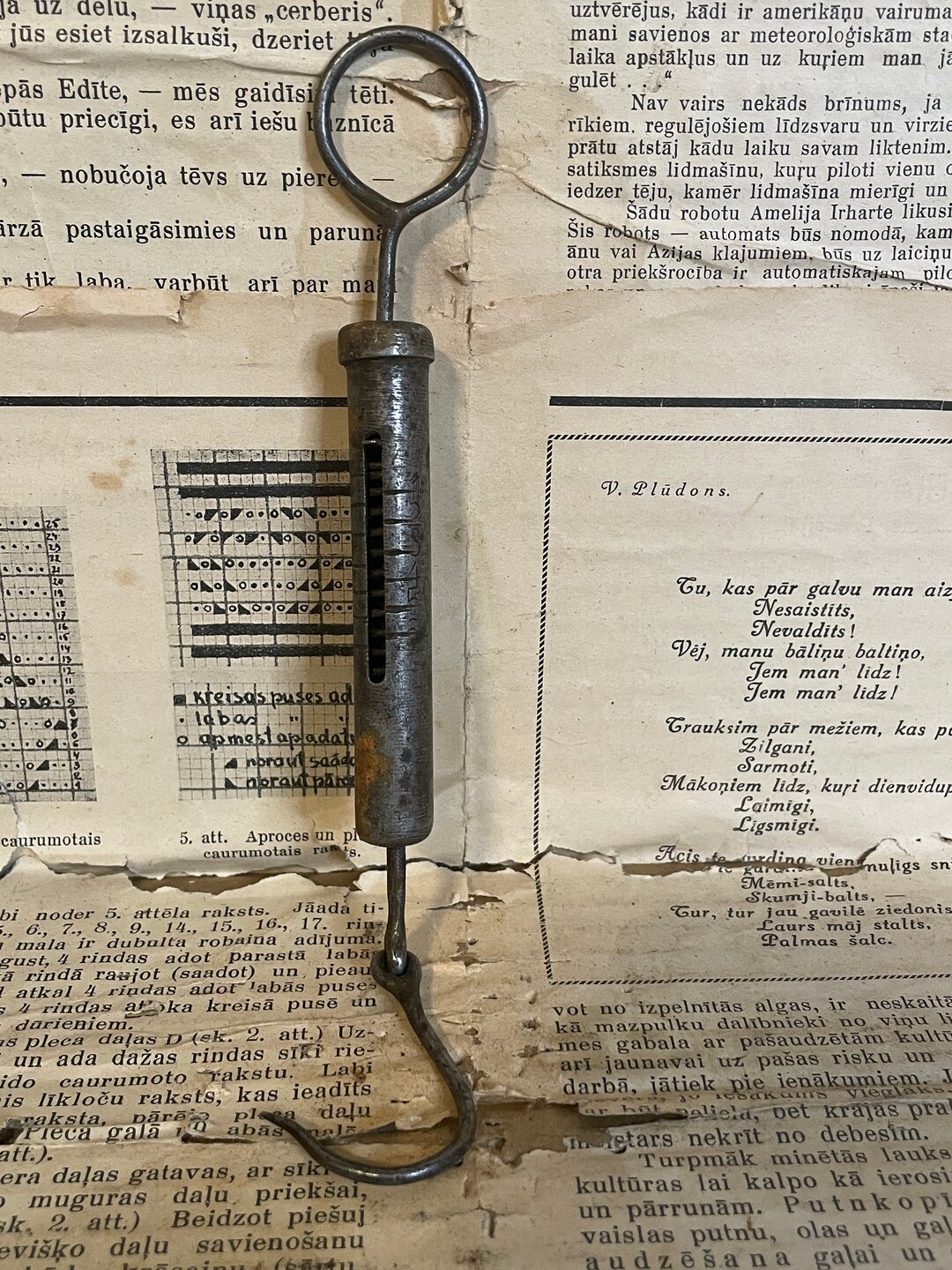 Vintage Homemade Hand Scales - Etsy