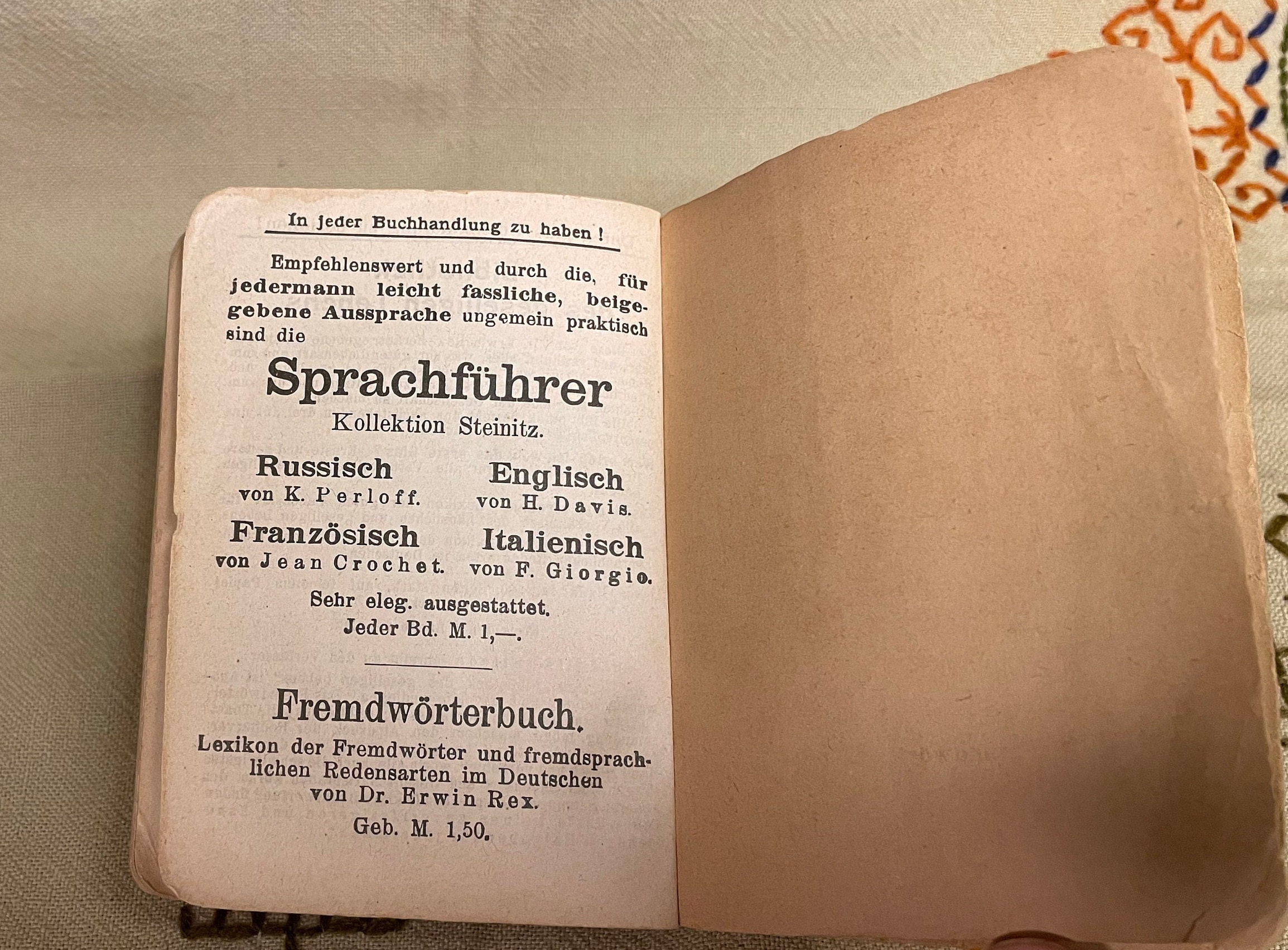 An Old English-german German-english Dictionary. Pocket - Etsy