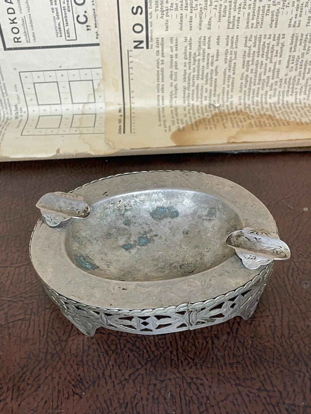 Vintage Ashtray. Soviet Ashtray. USSR Metal Ashtray. - Etsy