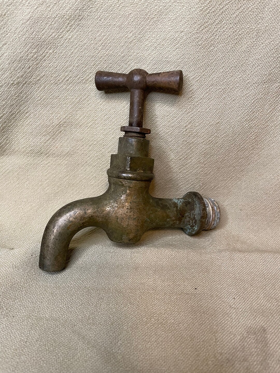 Old Vintage Brass Water Tap - Etsy