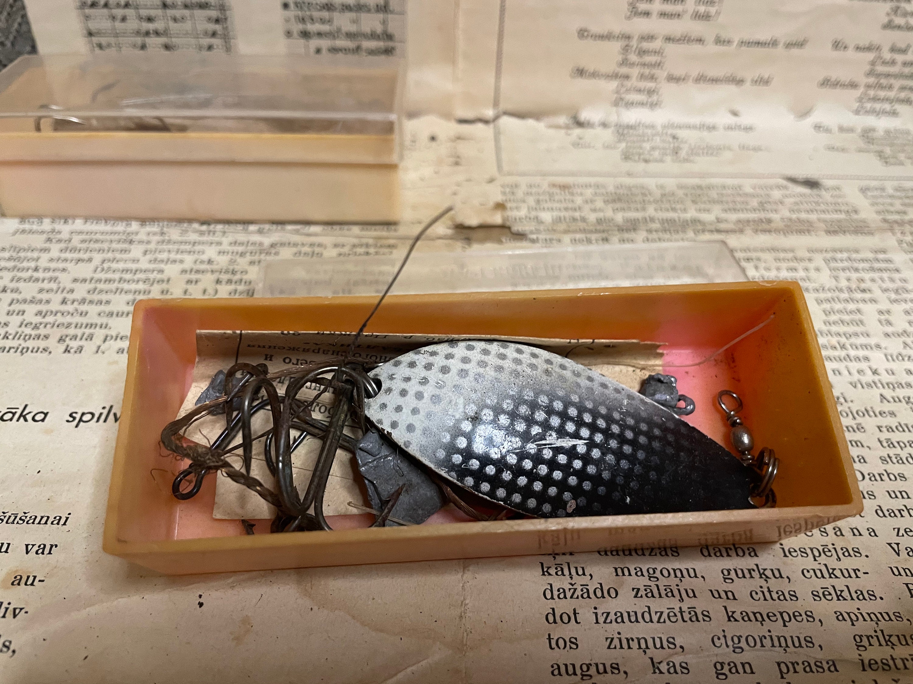 Vintage Soviet Fishing Gear. Old Fishing Hooks and Tinsel. - Etsy