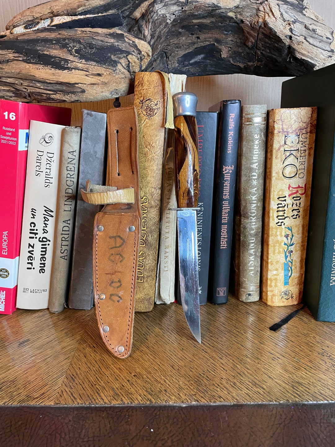 Vintage Knife With a Compass in the Handle. A Boy's Knife Made in DDR ...