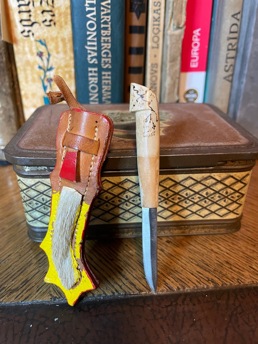 Mini Finnish Knife. Little Puukko. Puukko With Horn Handle. - Etsy