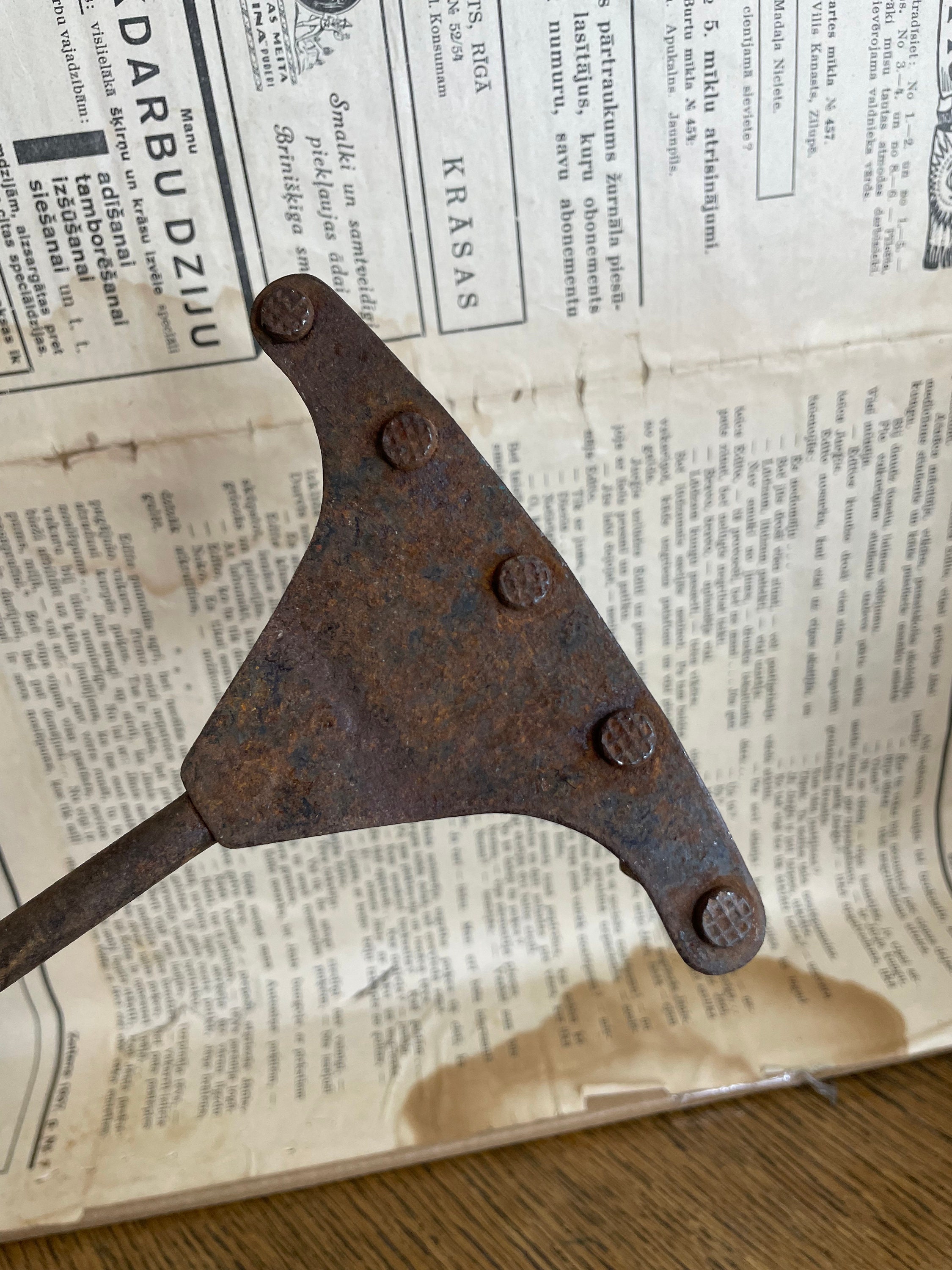 Vintage Homemade Rake With Shovel. Vintage Homemade - Etsy