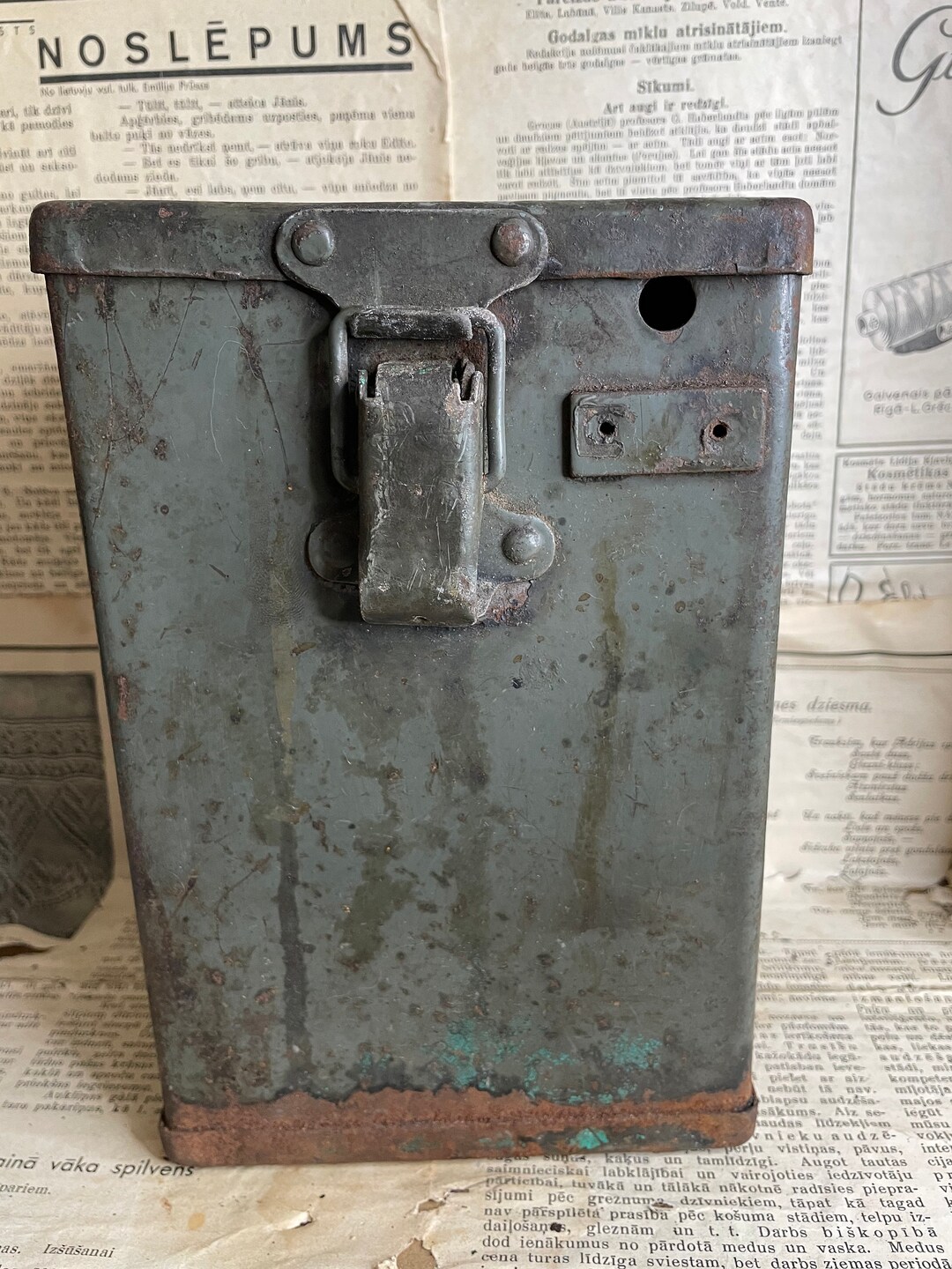 Vintage Rusty Metal Box From Soviet Civil or Military Equipment. - Etsy