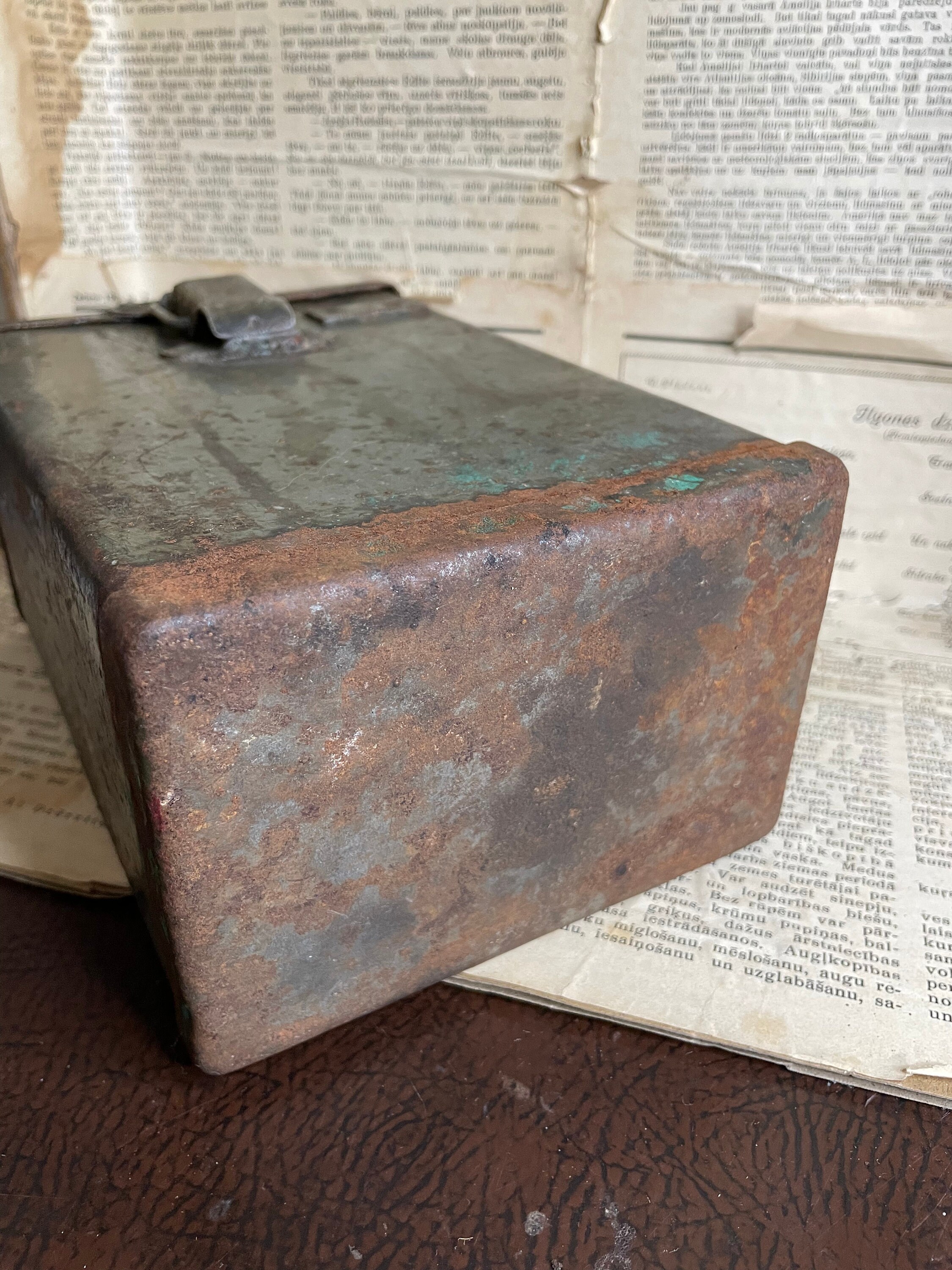 Vintage Rusty Metal Box From Soviet Civil or Military Equipment. - Etsy