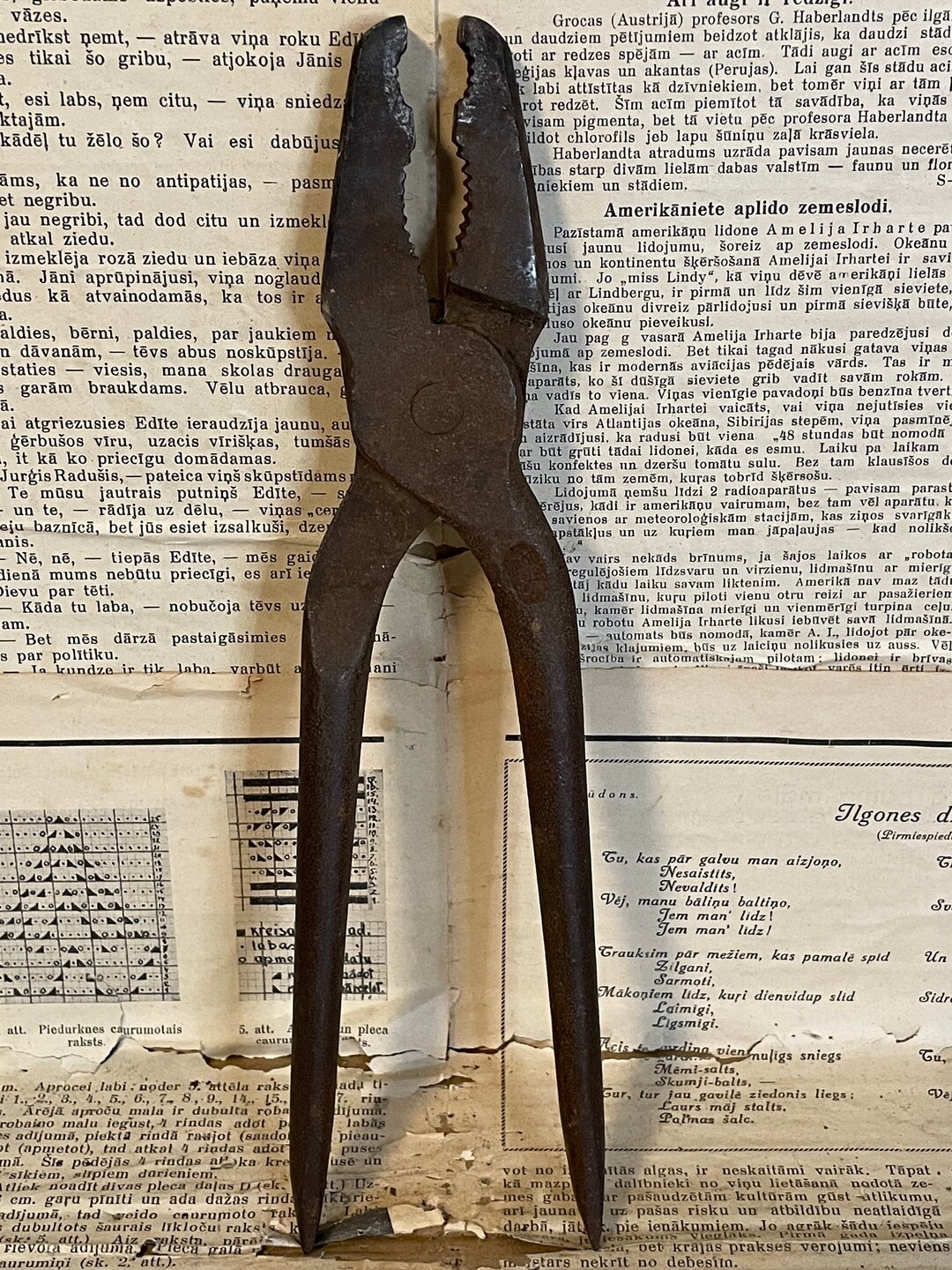 Vintage Pliers. an Old Tool. - Etsy
