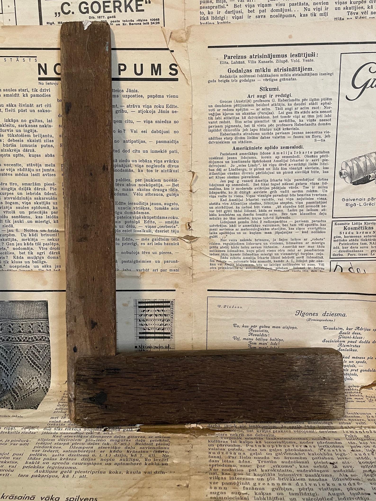 Vintage Wooden Protractor - Etsy