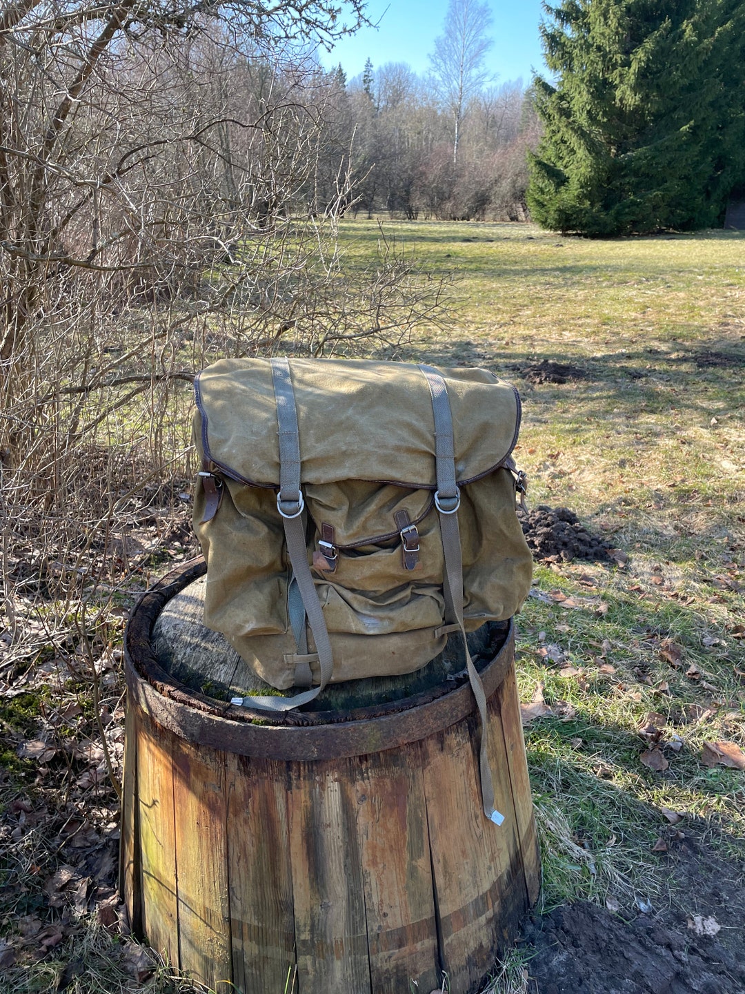 Vintage Large Soviet Backpack for Fishermen, Hunters or Tourists - Etsy