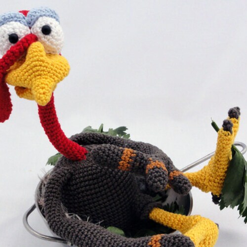 Amigurumi Pattern Theo the Turkey English Version - Etsy