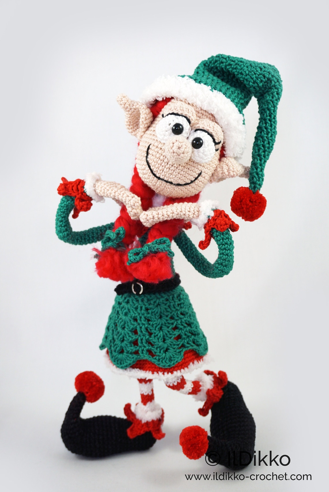 Amigurumi Pattern - Elfrida the Christmas Elf - English Version - Etsy