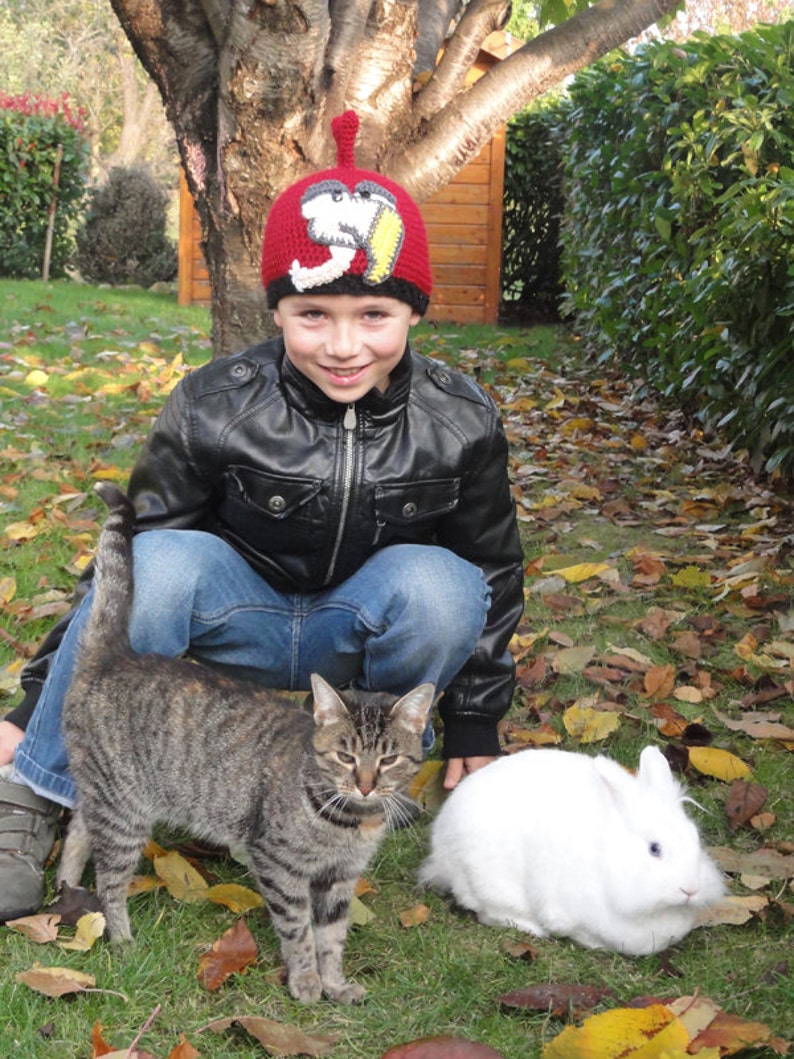 Hat Crochet Pattern - Vulture Hat - English Version - Etsy