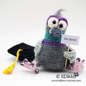 Amigurumi Pattern - Percy the Pigeon XS - English Version - Etsy