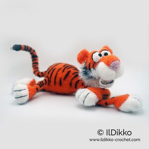 Amigurumi Pattern - Tiberius the Tiger - English Version - Etsy