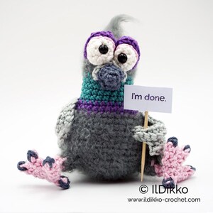 Amigurumi Pattern - Percy the Pigeon XS - English Version - Etsy