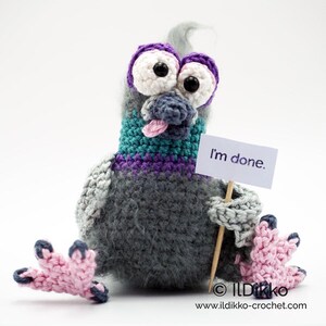 Amigurumi Pattern - Percy the Pigeon XS - English Version - Etsy