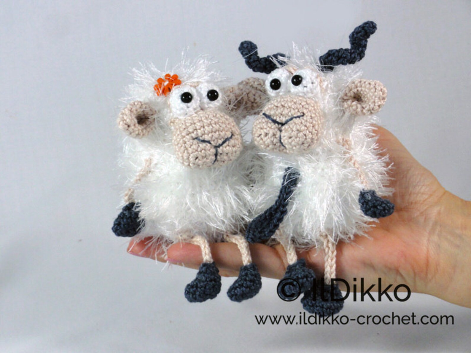 Amigurumi Pattern Baarney & Baarb the Sheep English - Etsy