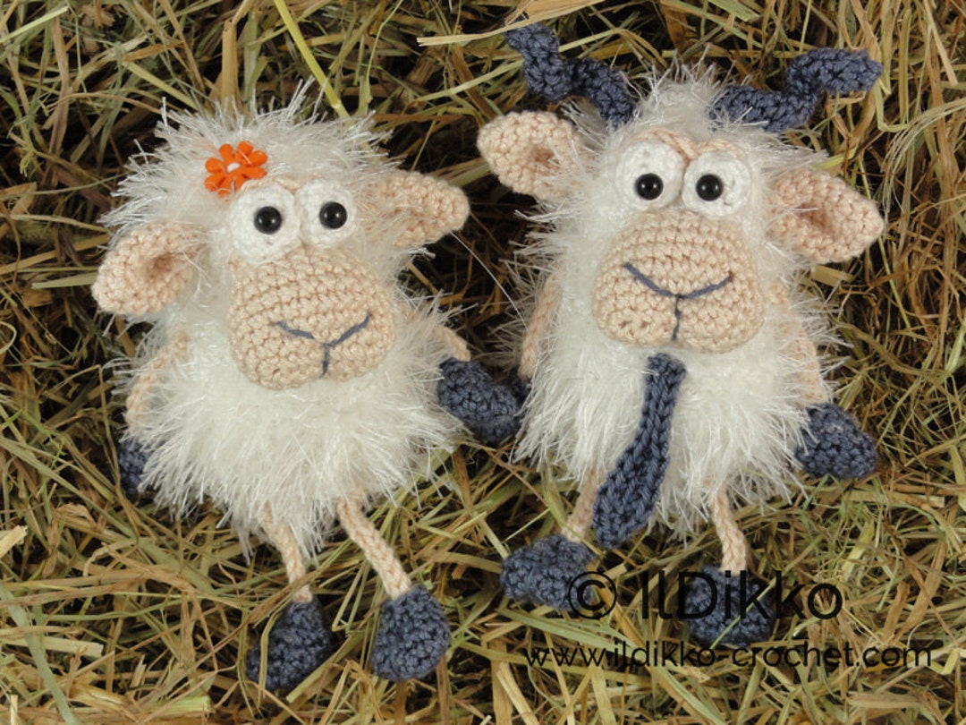 Amigurumi Pattern Baarney & Baarb the Sheep English Version - Etsy