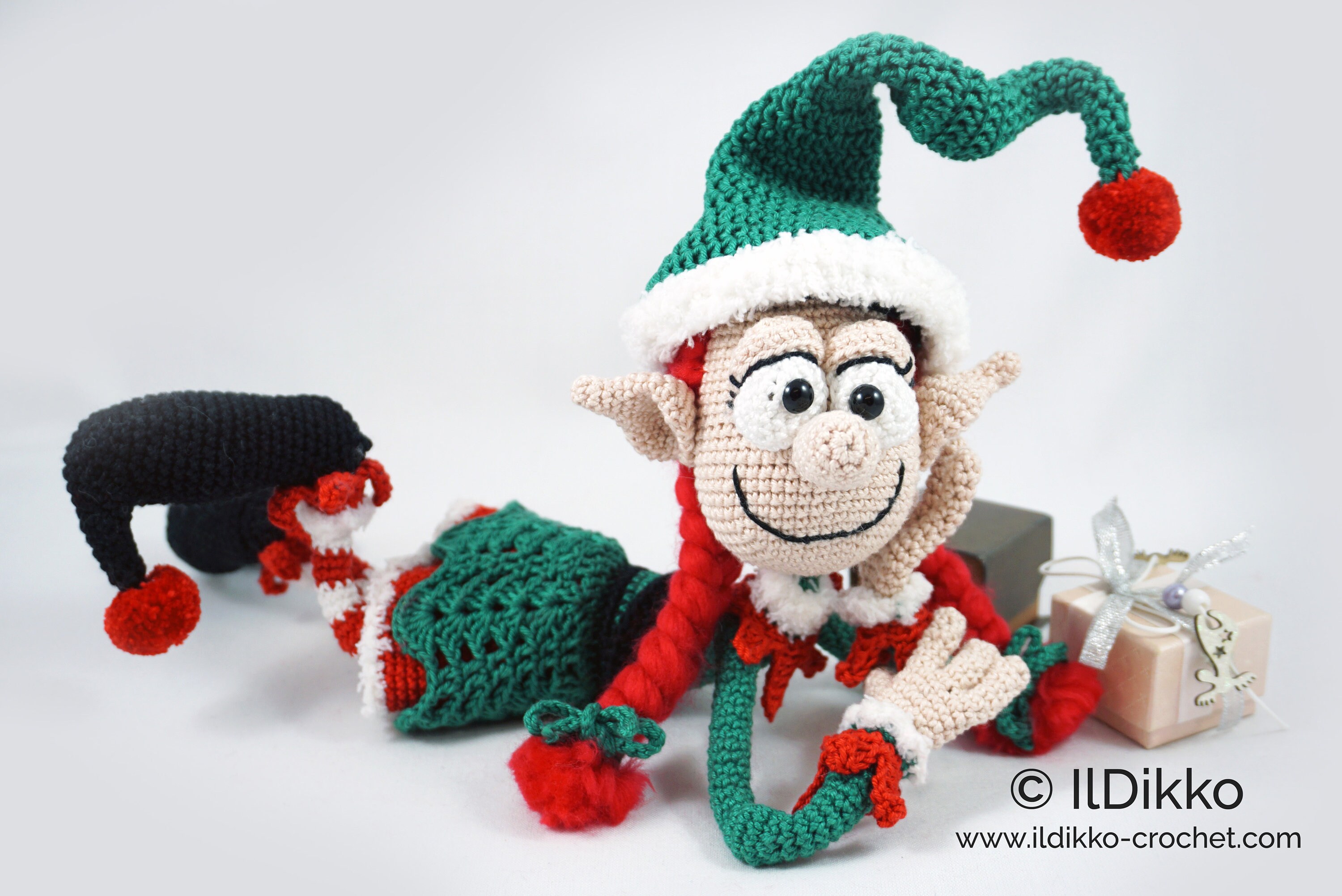 Amigurumi Häkel Muster - Elfriede Der Weihnachtself - Deutsche ...