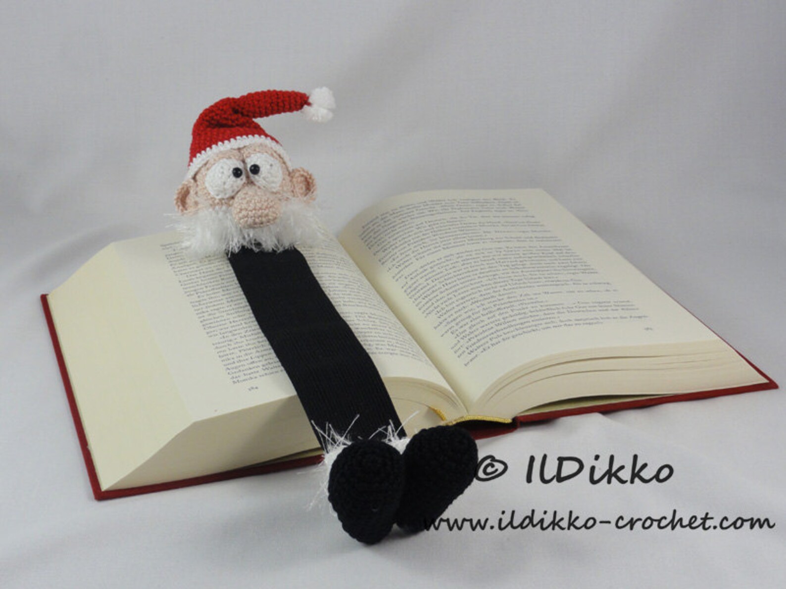 Amigurumi Pattern Santa Claus Bookmark English Version - Etsy