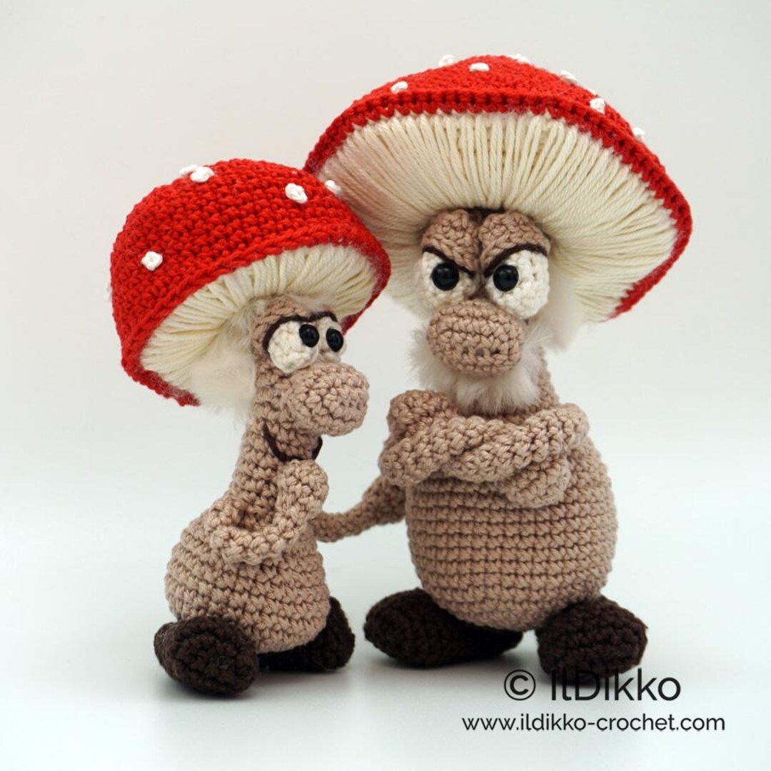 Amigurumi Pattern - Fergus and Fungus the Fungi - English Version - Etsy