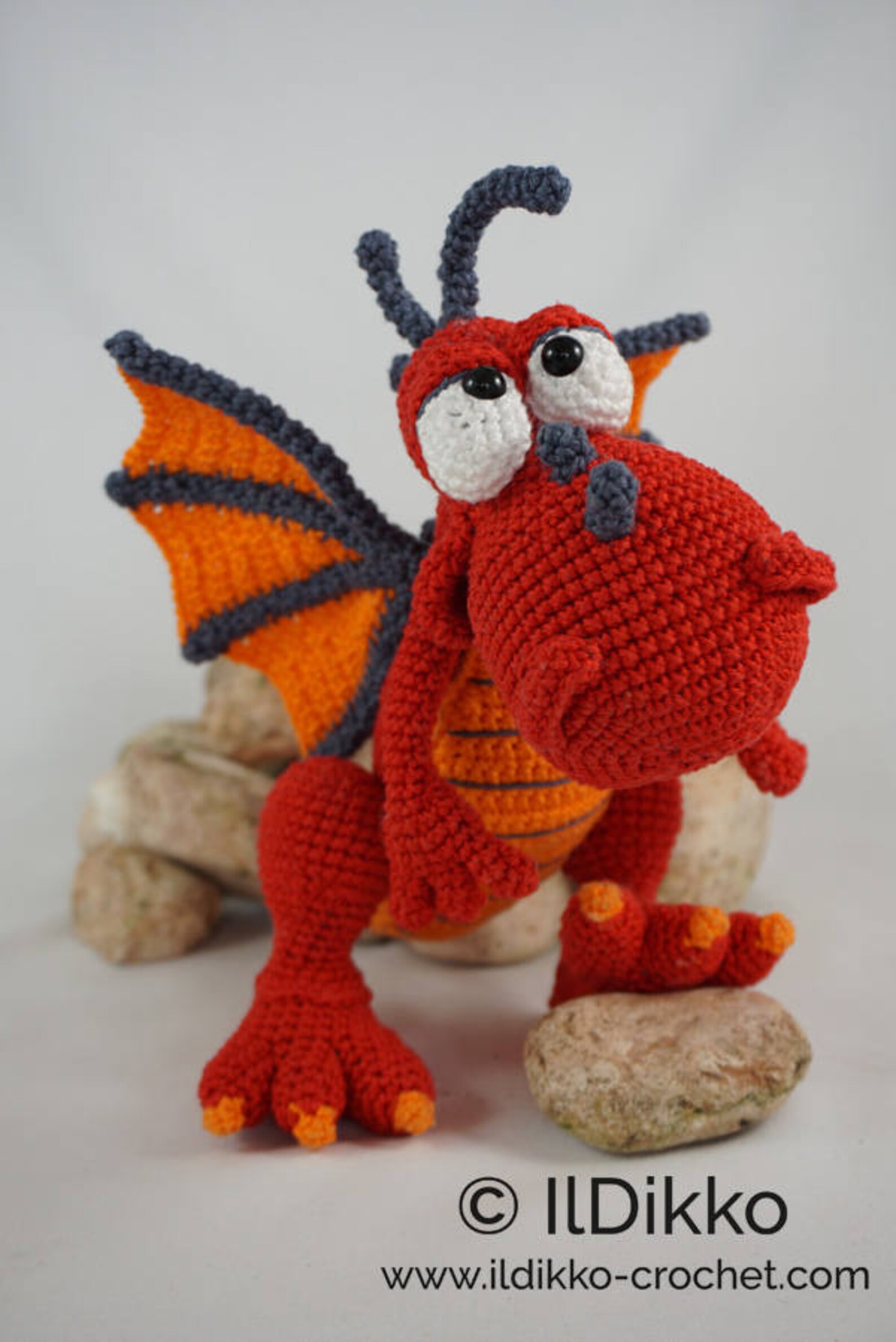 Amigurumi Häkel Muster Drew Der Drache Deutsche Anleitung - Etsy Canada