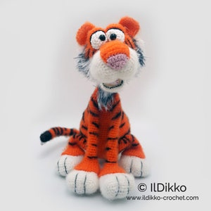 Amigurumi Pattern - Tiberius the Tiger - English Version - Etsy