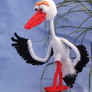 Amigurumi Pattern - Stuart the Stork - English Version - Etsy