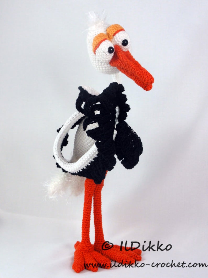 Amigurumi Pattern - Stuart the Stork - English Version - Etsy