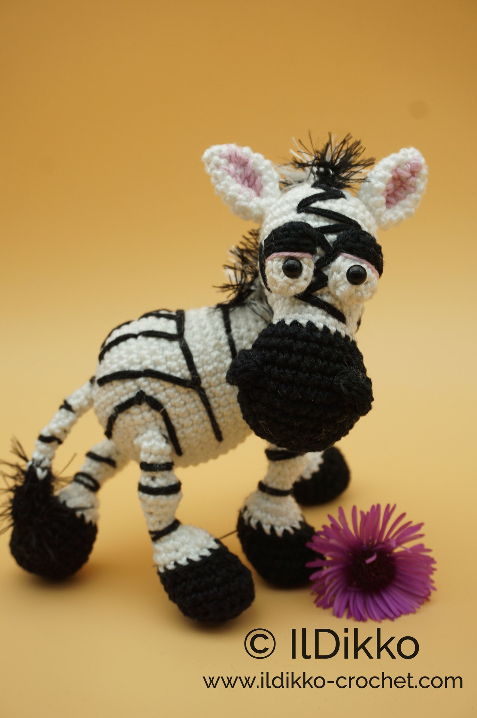 Amigurumi Pattern Zed the Zebra XS English Version - Etsy