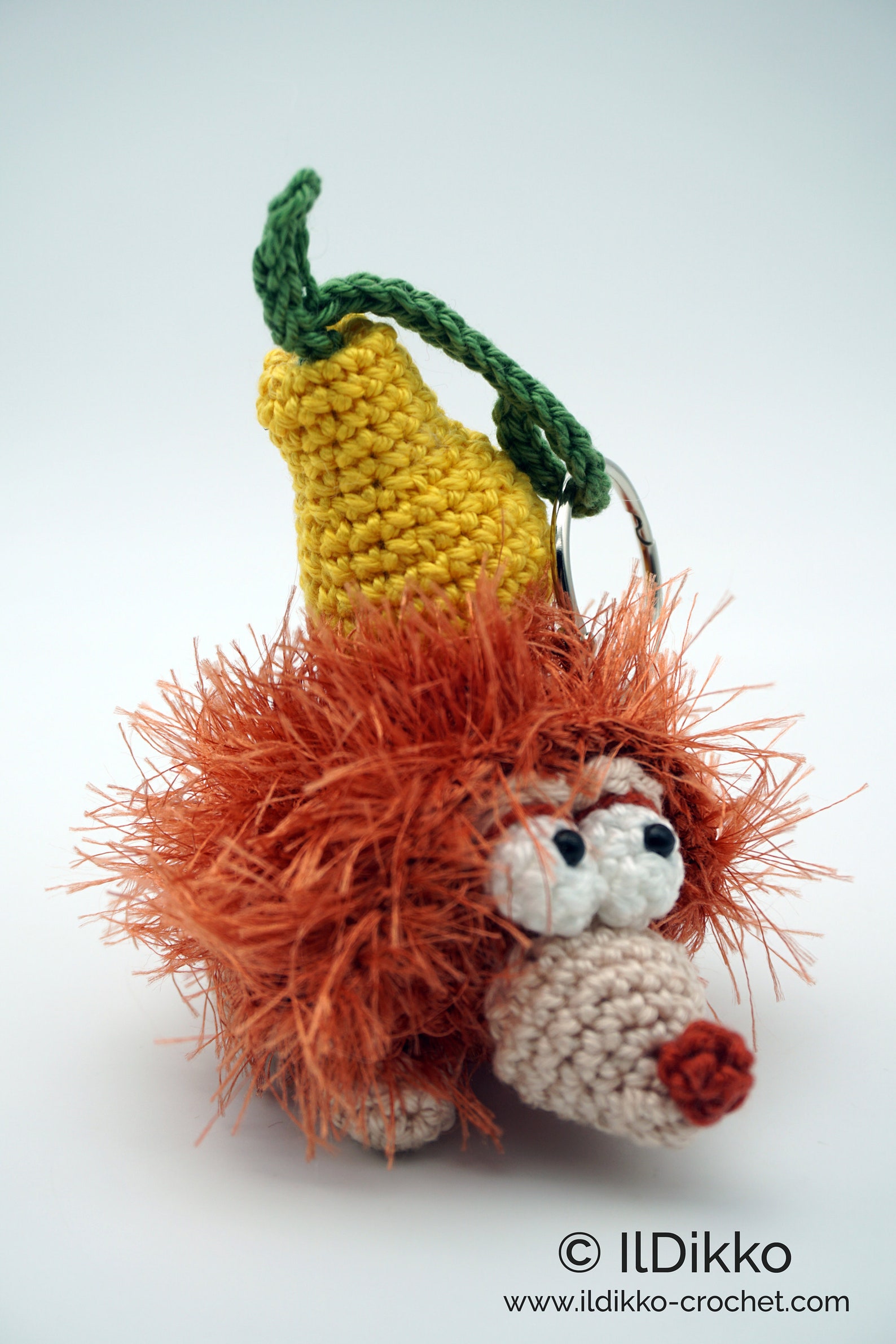 Amigurumi Pattern Hedgehog Keychain English Version | Etsy