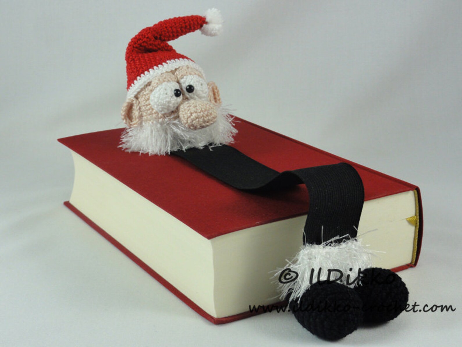Amigurumi Pattern Santa Claus Bookmark English Version - Etsy